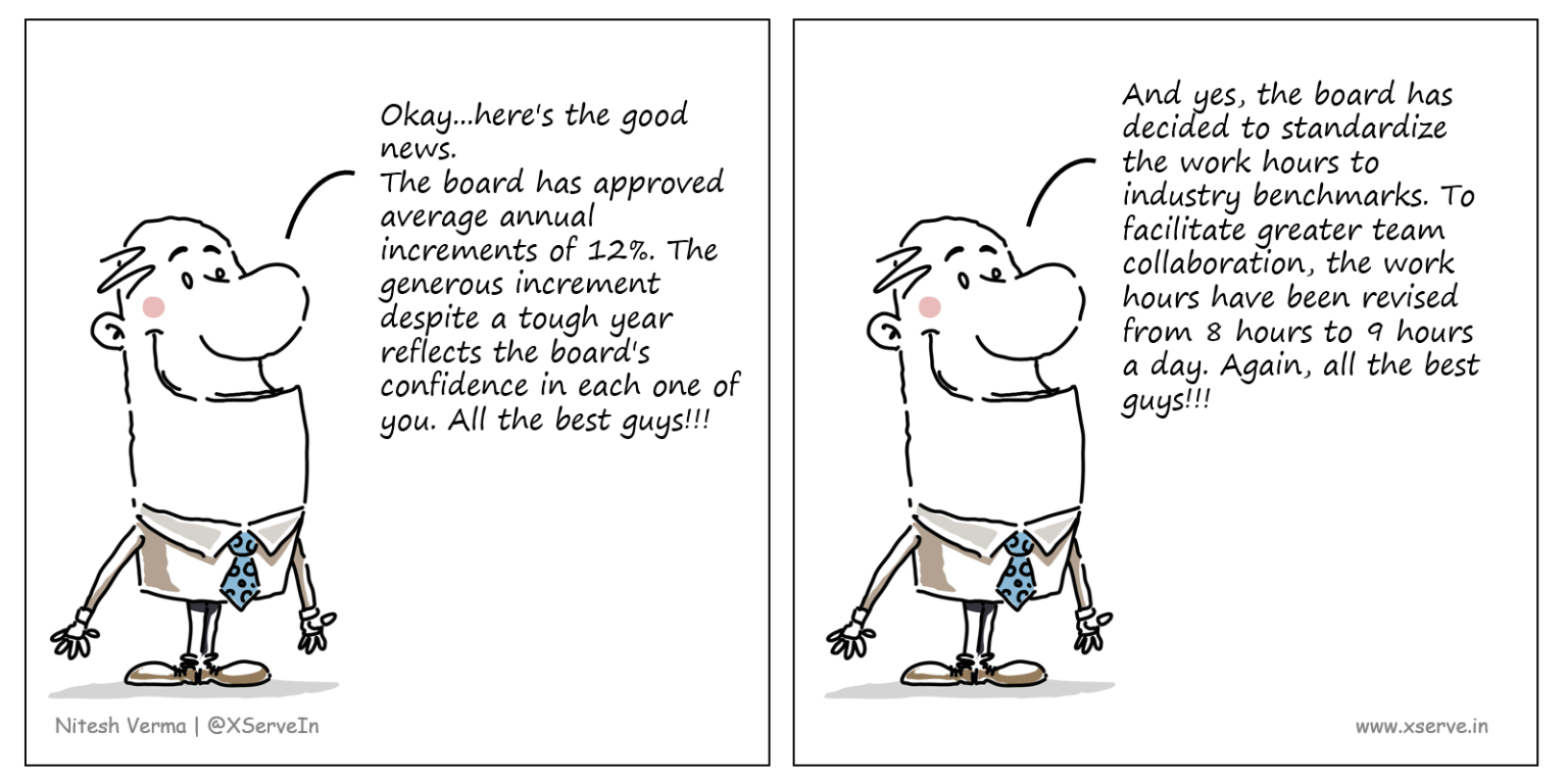 Business Comic Strip | Business Cartoon - XServe Consulting